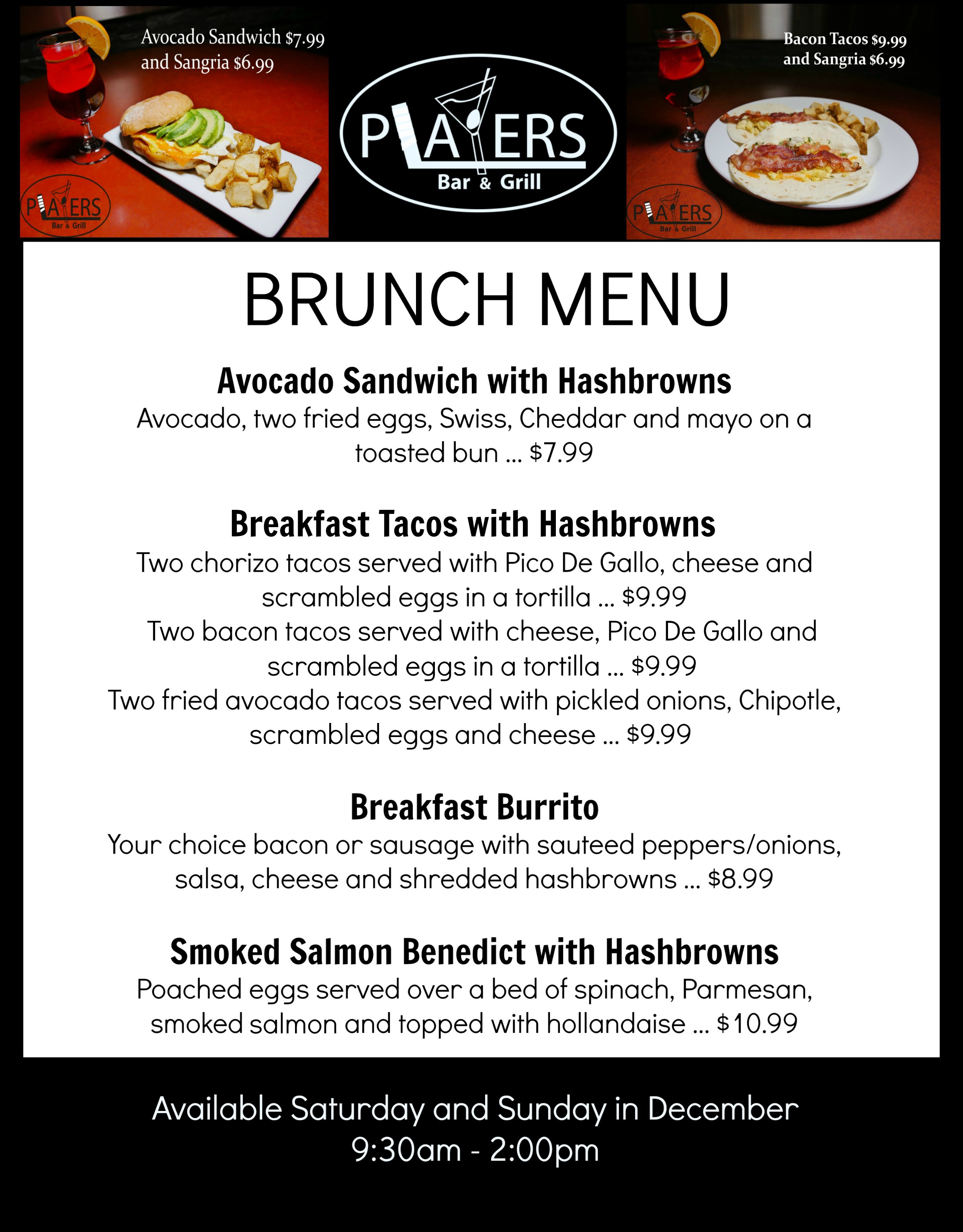 Brunch Menu Ii Chances Cowichan Brunch Menu Ii Chances Cowichan